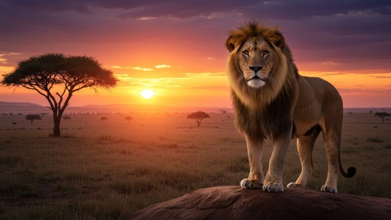 Why Is the Lion King of the Jungle? Majesty and Might