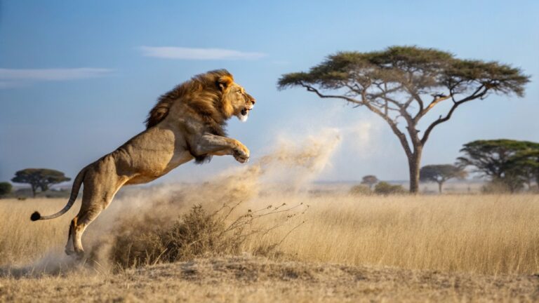 How High Can a Lion Jump? Vertical Leap Explained